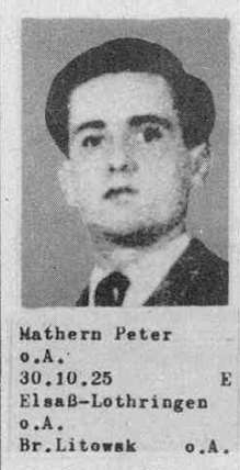 MATHES Pierre & JAEGER Louis | Déportés militaires & « Malgré-Nous