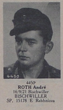 André ROTH, disparu en captivité au Lazarett de Rebniza – par Claude ...