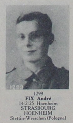 FIX André | Déportés militaires & « Malgré-Nous