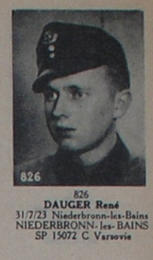 Dauger René | Déportés militaires & « Malgré-Nous